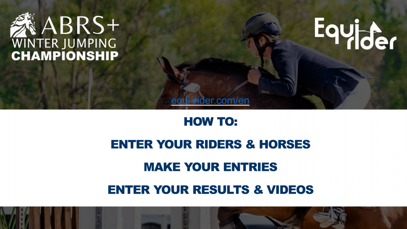 ABRS+ Progressive Rider Tests | Association of British Riding Schools