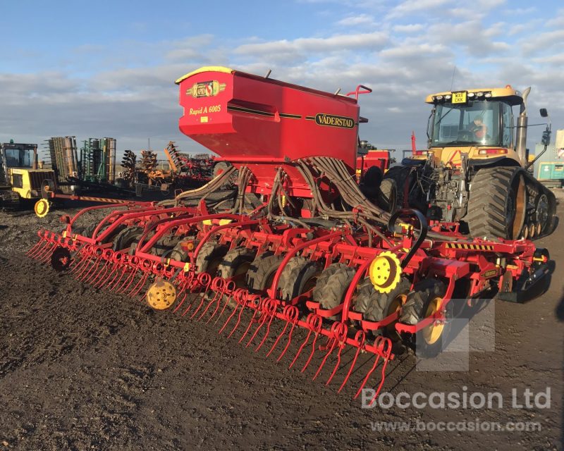 2011 Vaderstad Rapid RDA 600S 6m seeder c/w 3 rows drilling kit | Boccasion