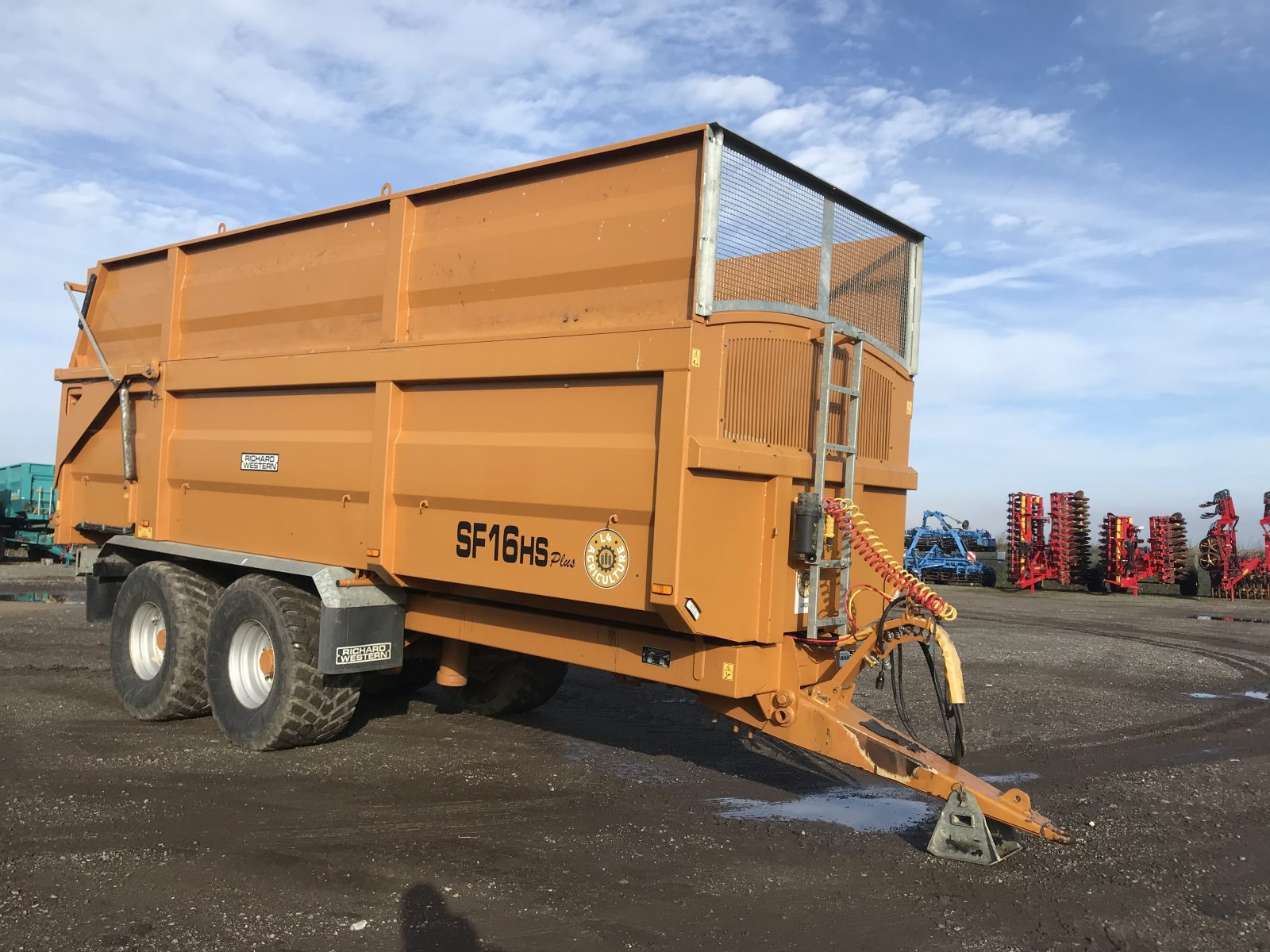 For sale 2020 Richard Western SF16HS plus trailer with silage side ...