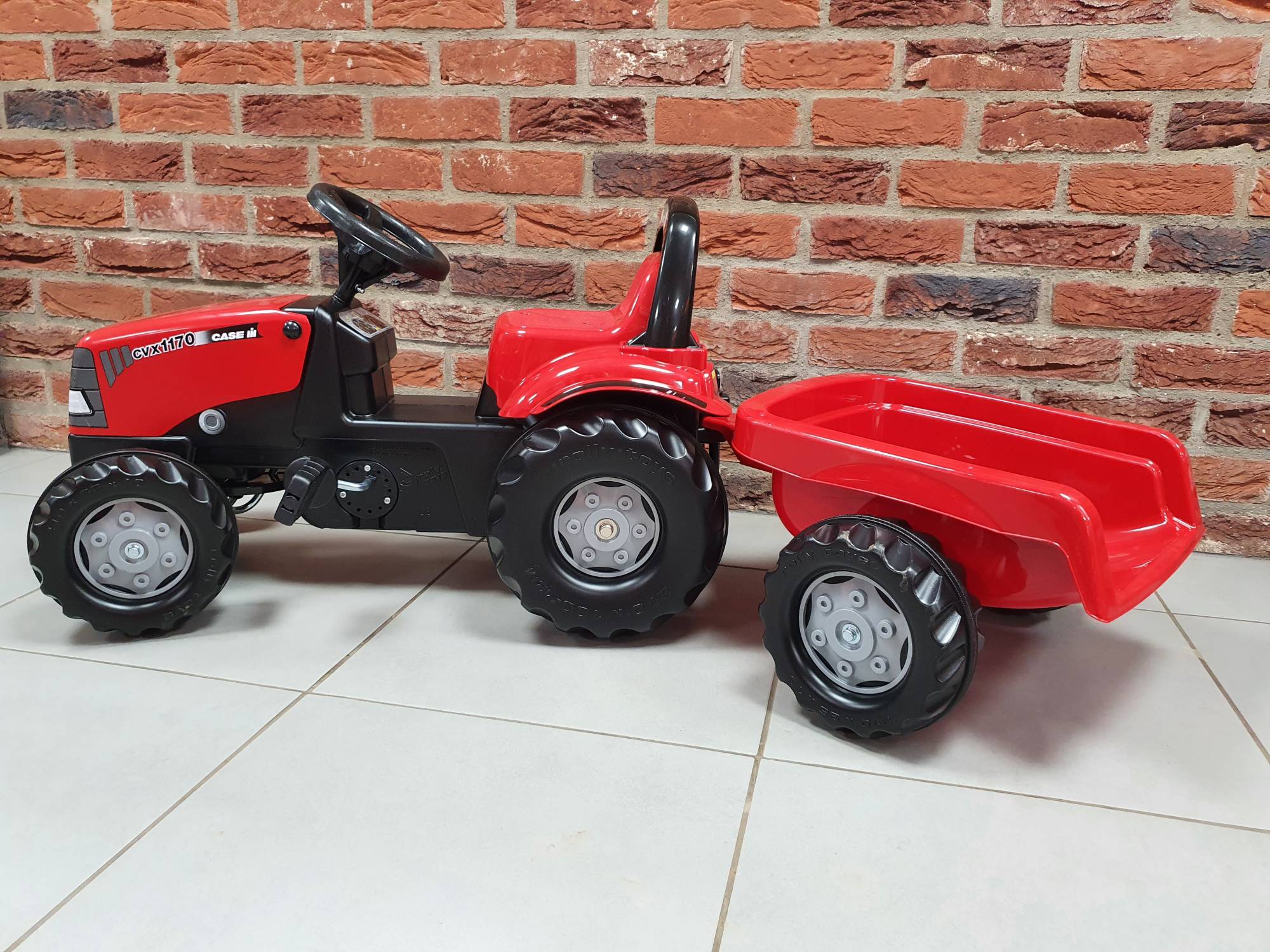 CASE IH CVX 1170 PEDAL TRACTOR WITH TRAILER BY ROLLYKID R01241 Online ...